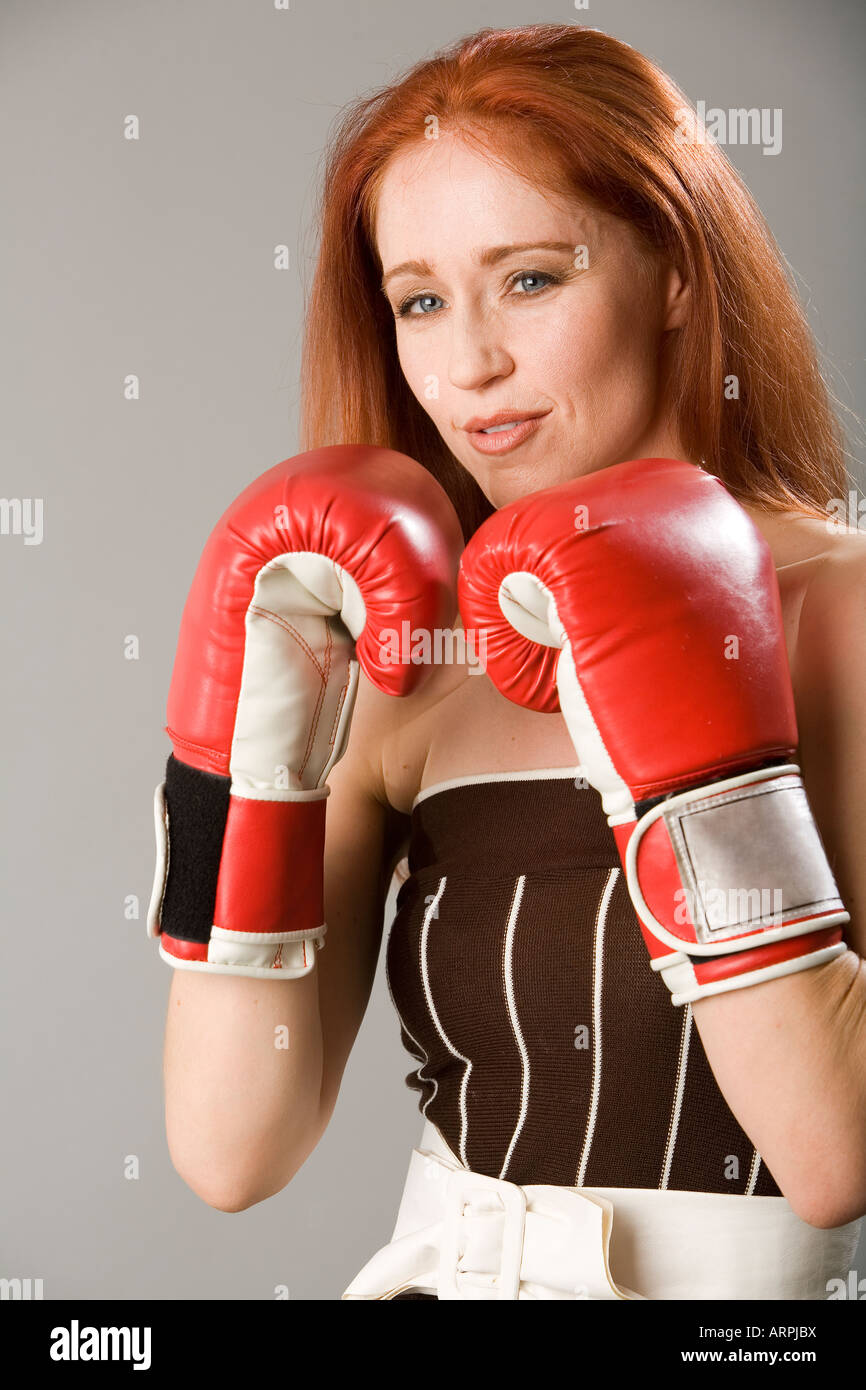 Business woman boxer formal dress hi-res stock photography and images ...