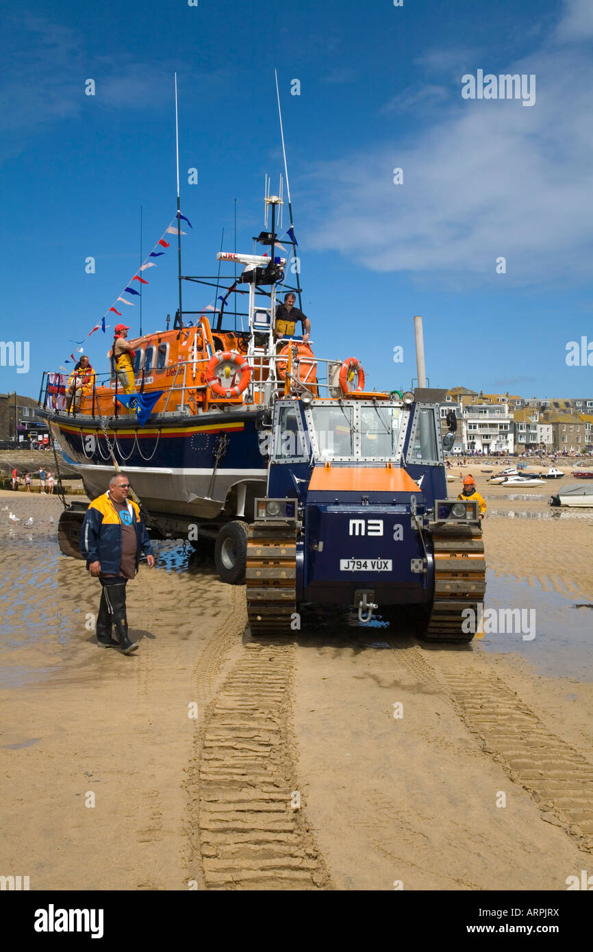 lifeboat day at st ives cornwall Stock Photo - Alamy