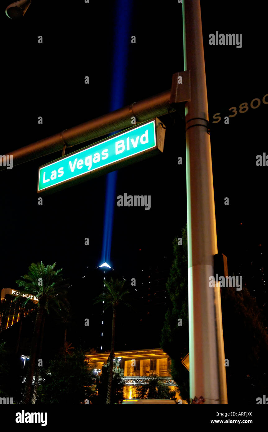 A Portrait Photograph of the Las Vegas Boulevard Sign in Las Vegas ...