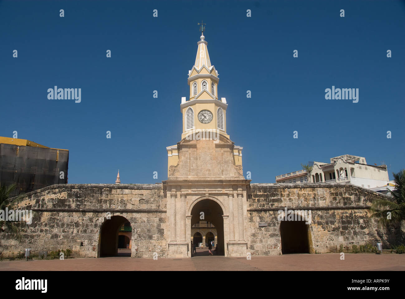 La Puerta del Reloj or Clock Gate. Don Enright Stock Photo - Alamy