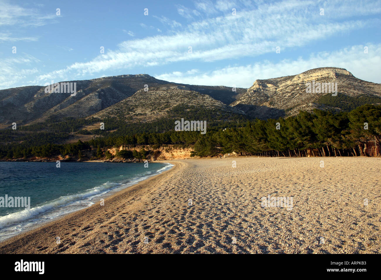 Zlatni Rat (Golden Cape) Beach, Island of Brac, Croatia Stock Photo - Alamy
