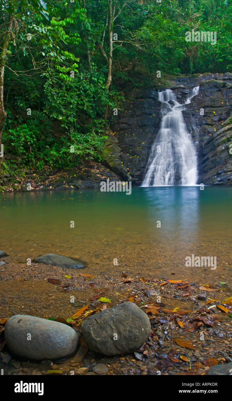 Costa Rican waterfall Stock Photo - Alamy