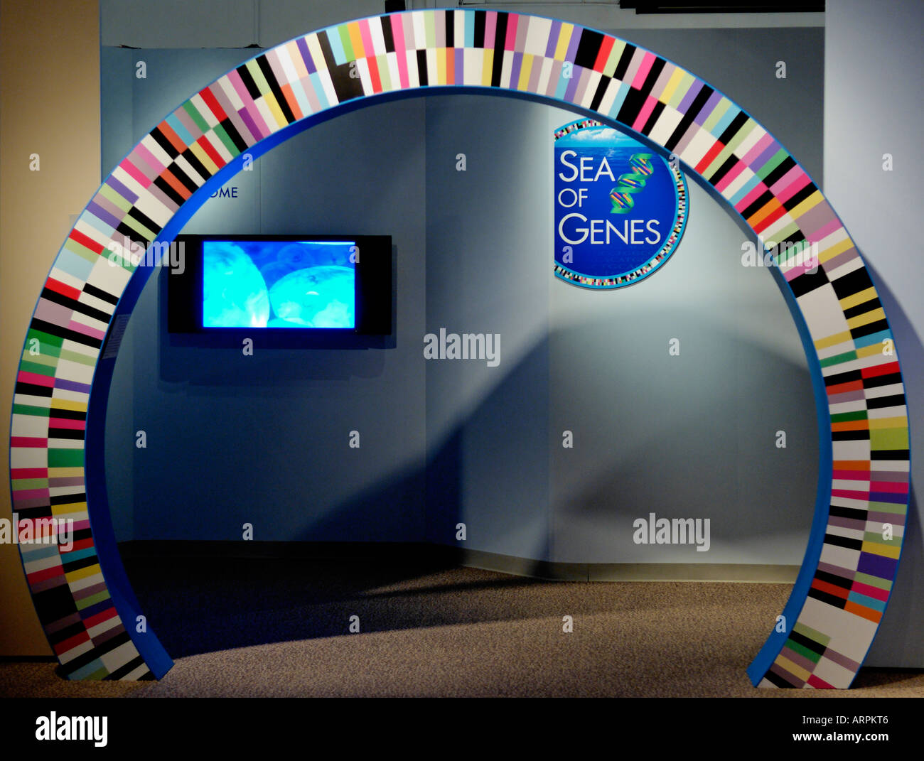 A Landscape Photograph of the Entrance to the Sea of Genes Display ...