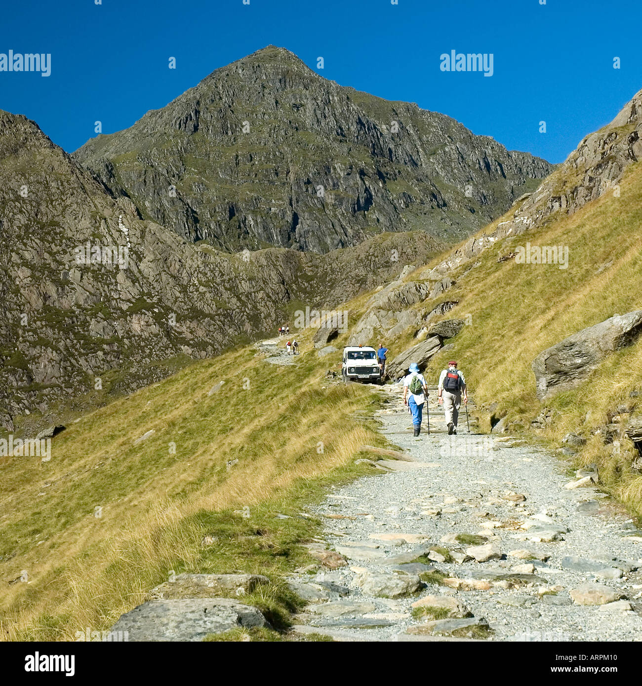 View of Mount Snowdon Stock Photo - Alamy