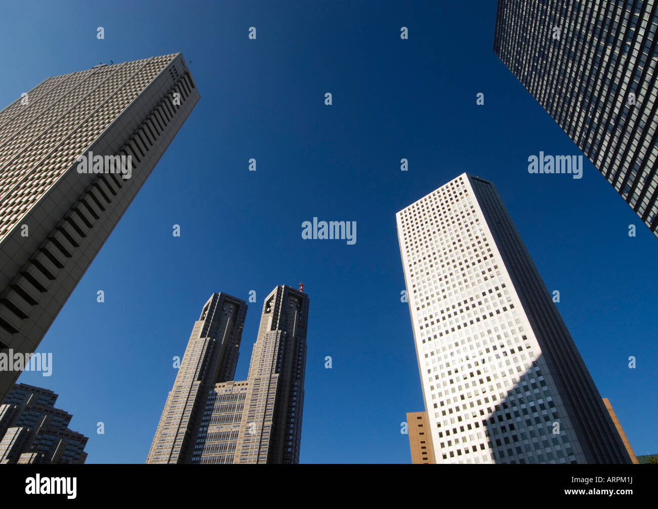 Shinjuku central business district and Metropolitan Government ...