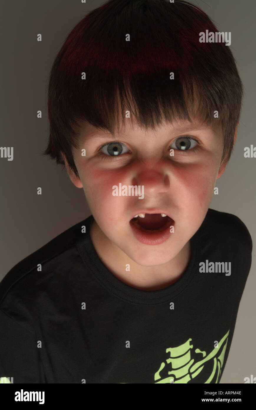 young boy in skeleton outfit Stock Photo - Alamy
