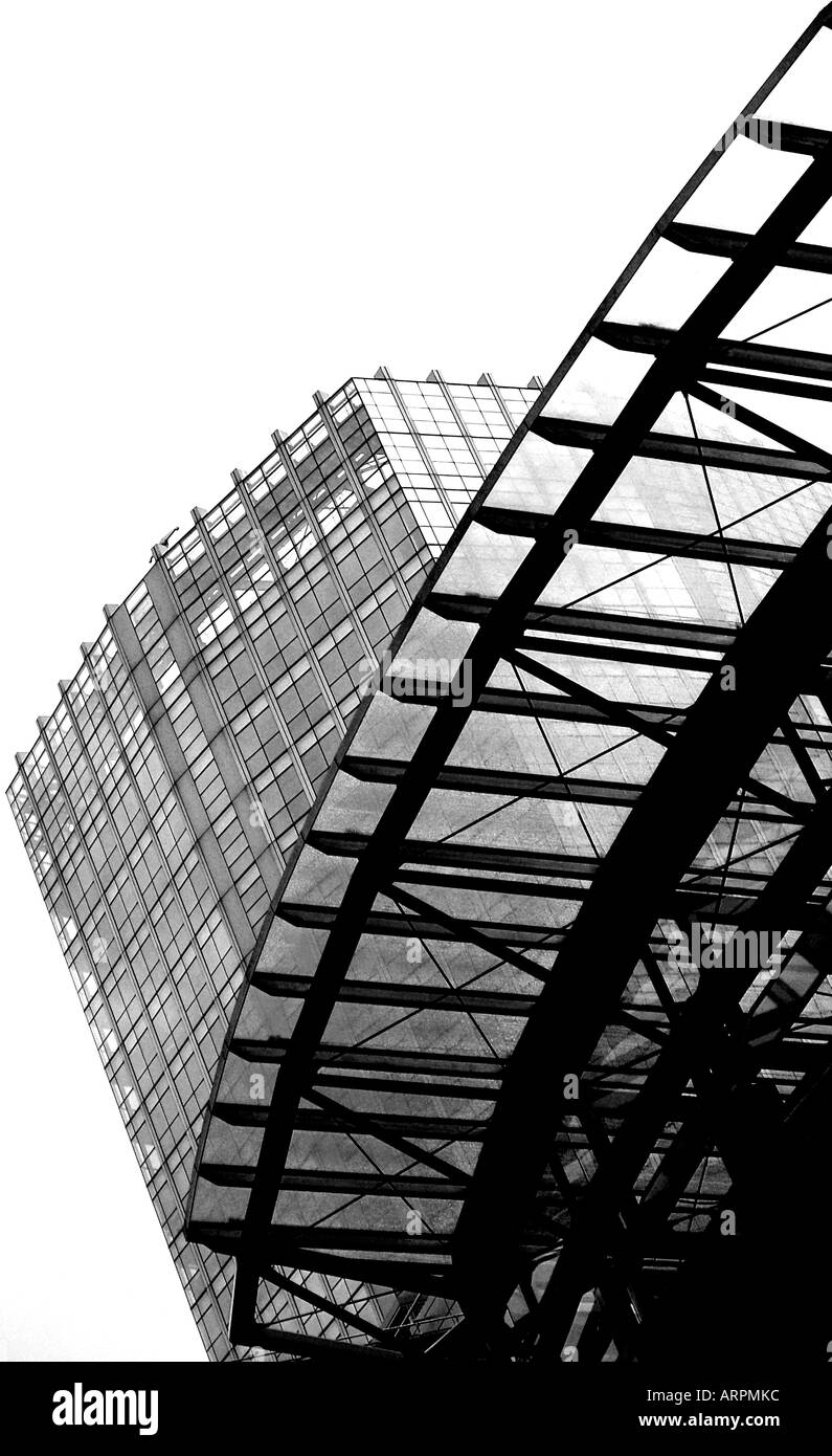 Multi storey building office Black and White Stock Photos & Images - Alamy