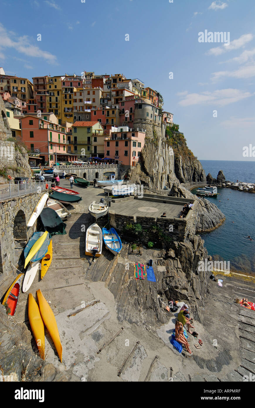 Manarola, Cinque Terre (Italy Stock Photo - Alamy
