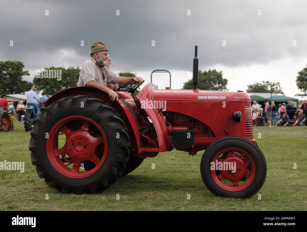Red david brown tractor hi-res stock photography and images - Alamy