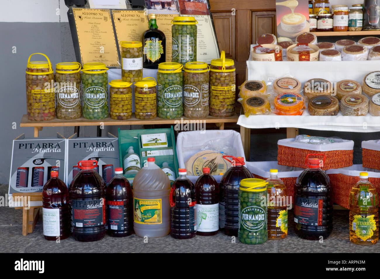 Spanish food advertisement hi-res stock photography and images - Alamy