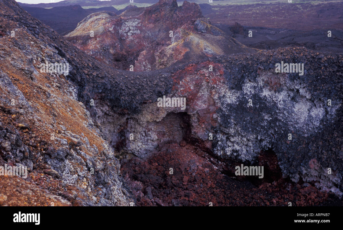 Chico volcano on Isabela Island on the Galapagos Stock Photo - Alamy
