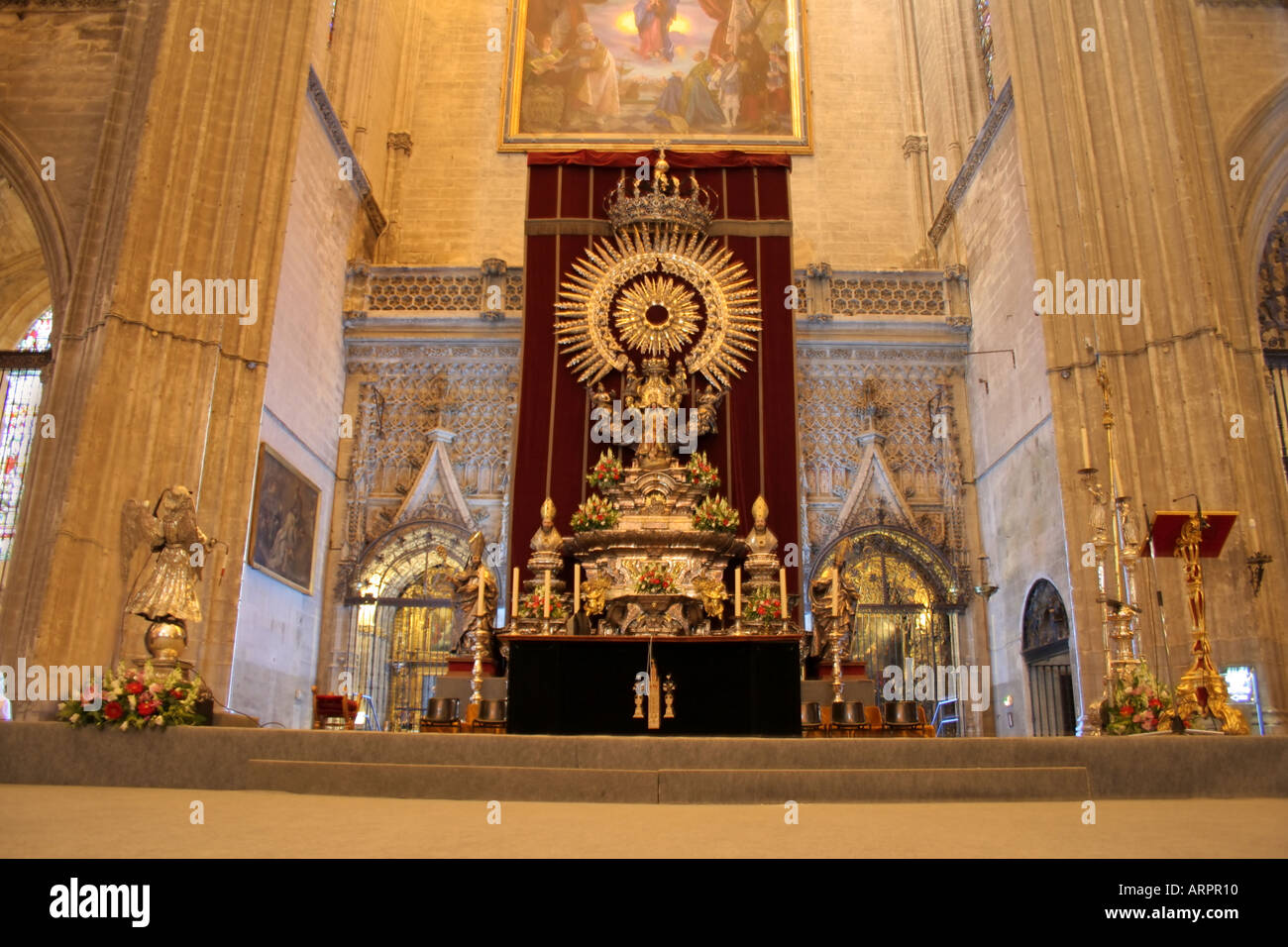 Seville Cathedral Altar High Resolution Stock Photography and Images ...