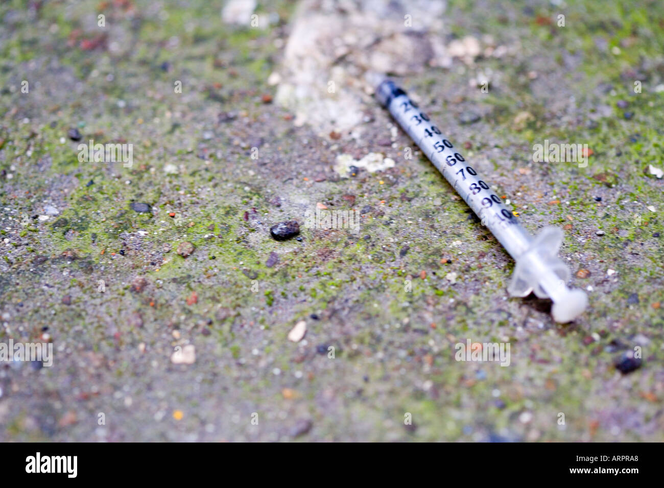 Needle street scotland drugs hi-res stock photography and images - Alamy