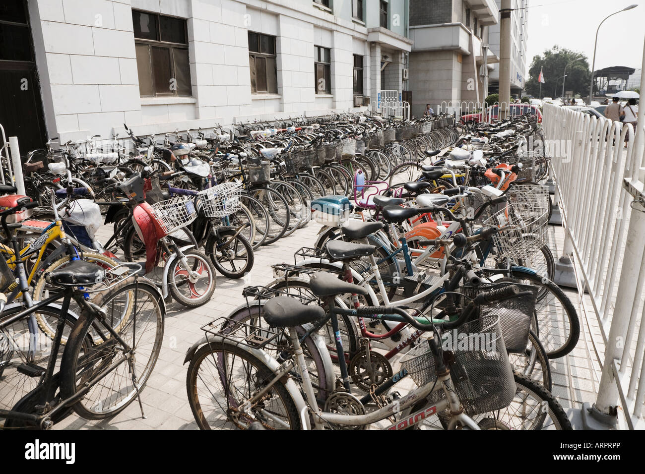 Bikes Beijing China Stock Photo - Alamy