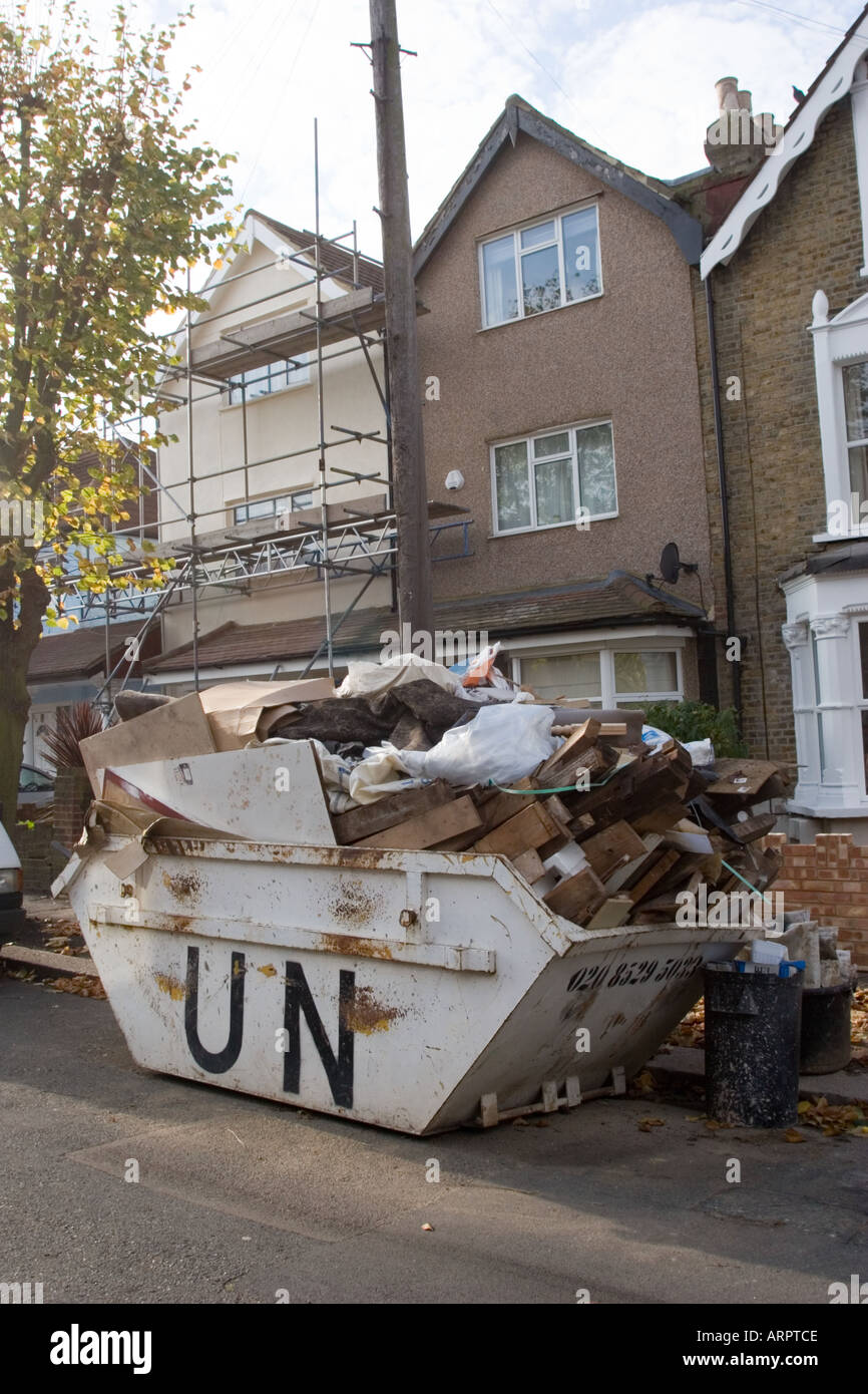 Overloaded skip hi-res stock photography and images - Alamy
