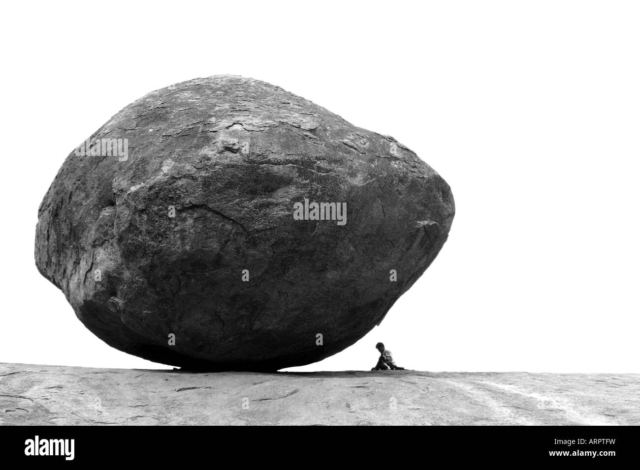 man and rock Stock Photo - Alamy