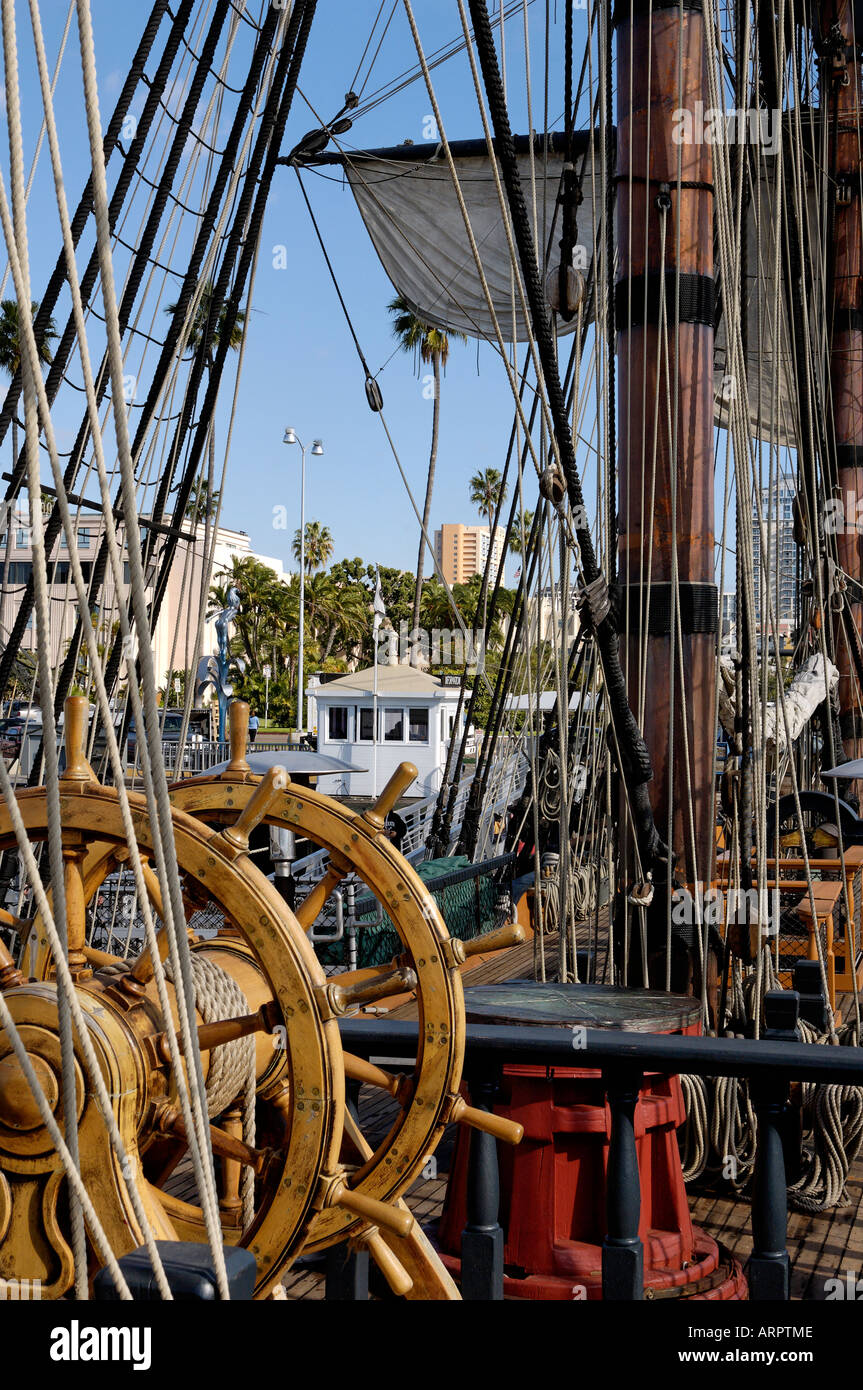 The Deck of the HMS Surprise at the Maritime Museum of San Diego in ...
