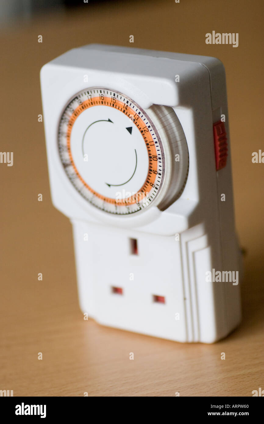 Domestic timer switch Stock Photo - Alamy
