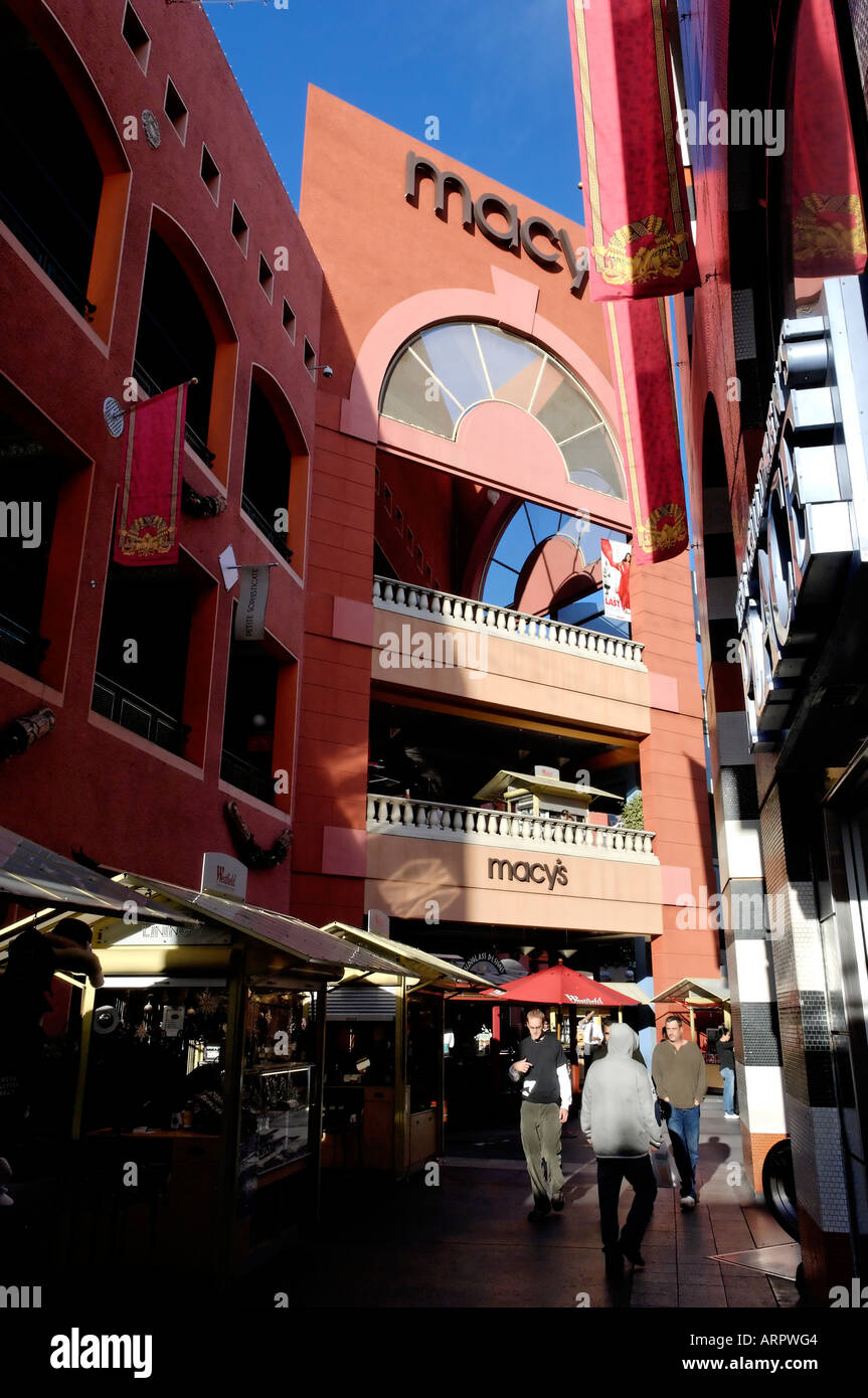 A Portrait Photograph Taken Inside the Horton Plaza in Downtown San ...