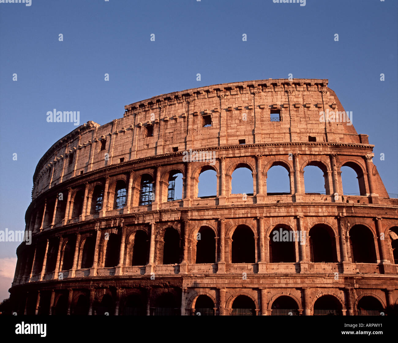 The the first century AD Colosseum Rome Stock Photo - Alamy