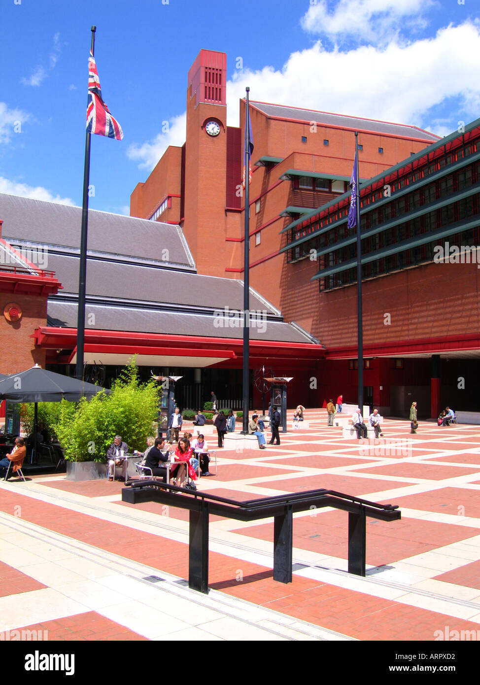 British Library Euston Road Central London UK Stock Photo - Alamy