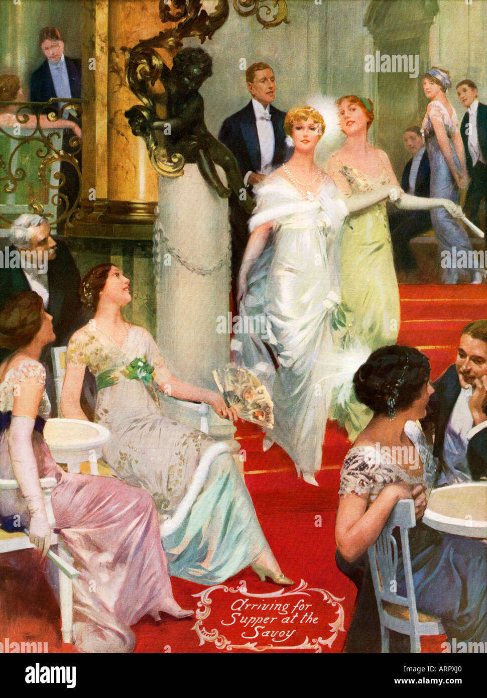 Edwardian society hi-res stock photography and images - Alamy