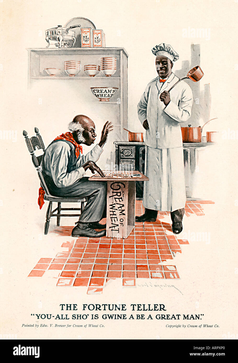 Cream of Wheat The Fortune Teller 1923 US advert for the breakfast ...