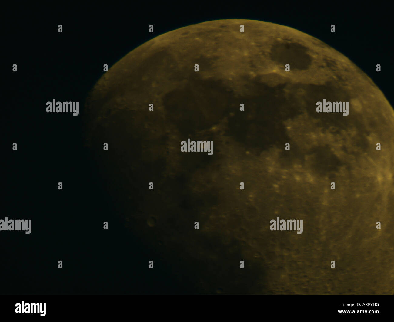 Magnified daytime shot of the moon Stock Photo - Alamy