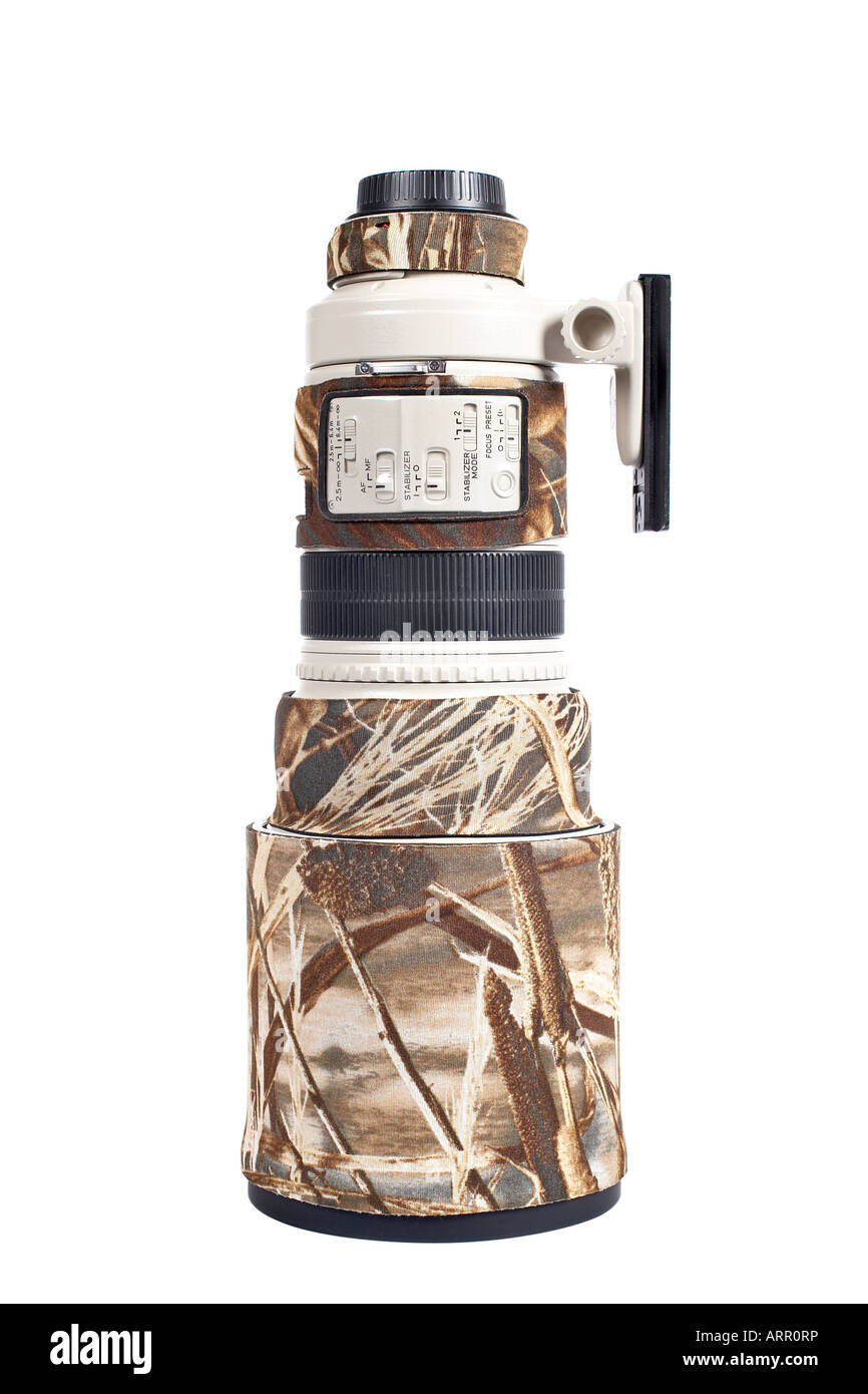 Camouflage cover on lens hi-res stock photography and images - Alamy