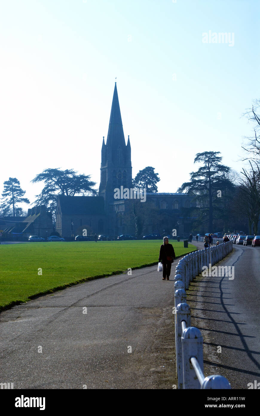 St Mary's Church and Church Green, Witney, Oxfordshire Stock Photo - Alamy