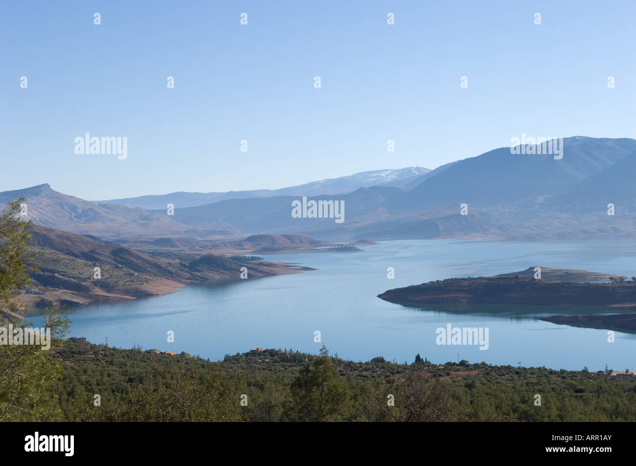 Lake in Mid Atlas Stock Photo - Alamy