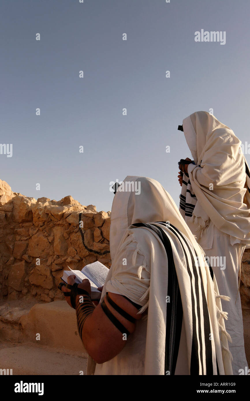 Israel Masada the inauguration of the Synagogue Shacharit prayer at ...