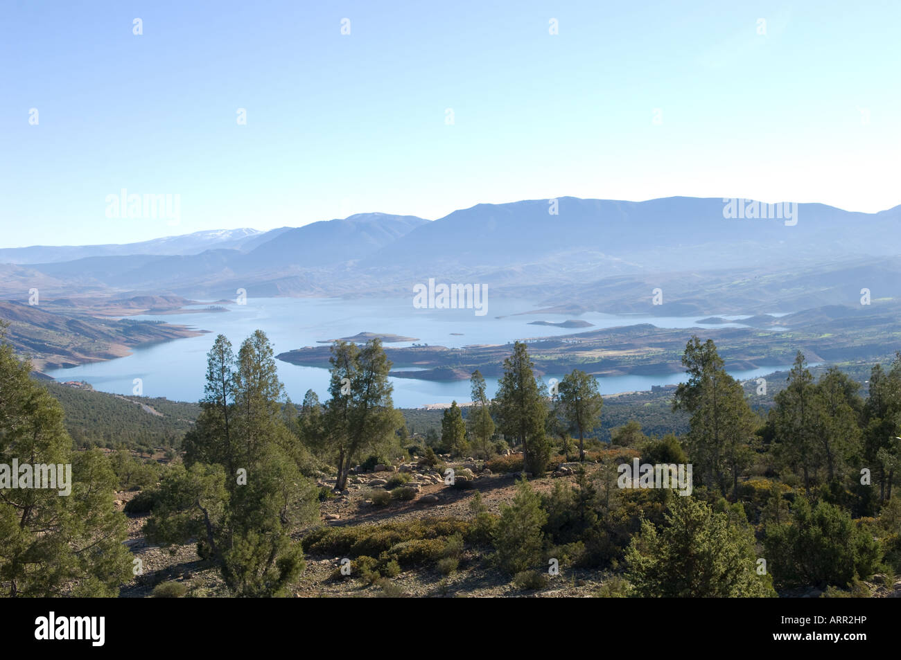 Lake in Mid Atlas Stock Photo - Alamy