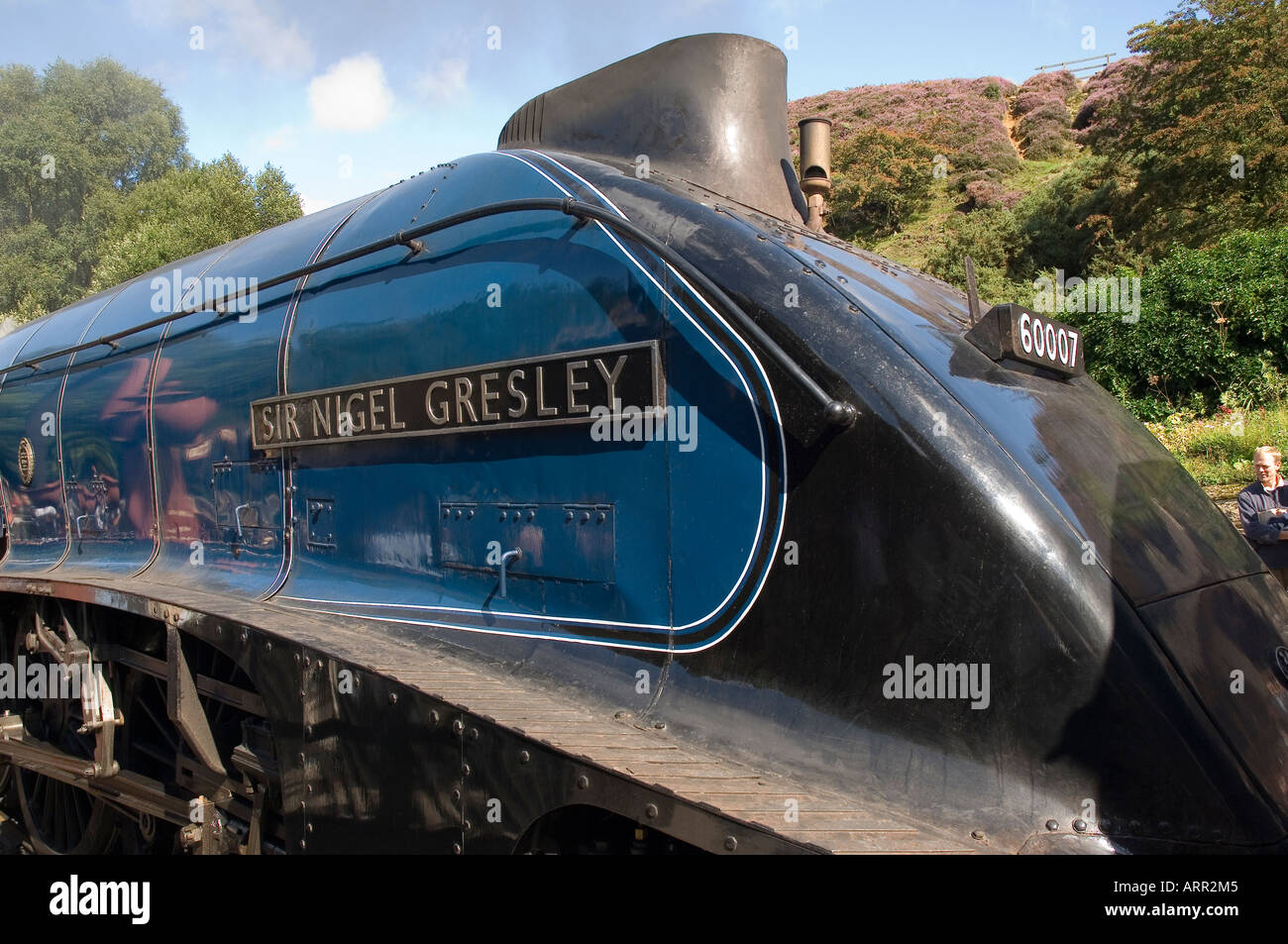 Sir nigel gresley steam locomotive hi-res stock photography and images ...