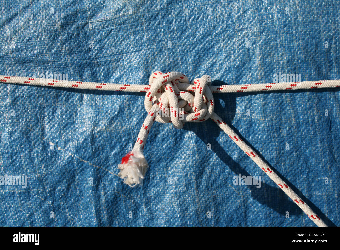 goods tied up on lorry Stock Photo - Alamy