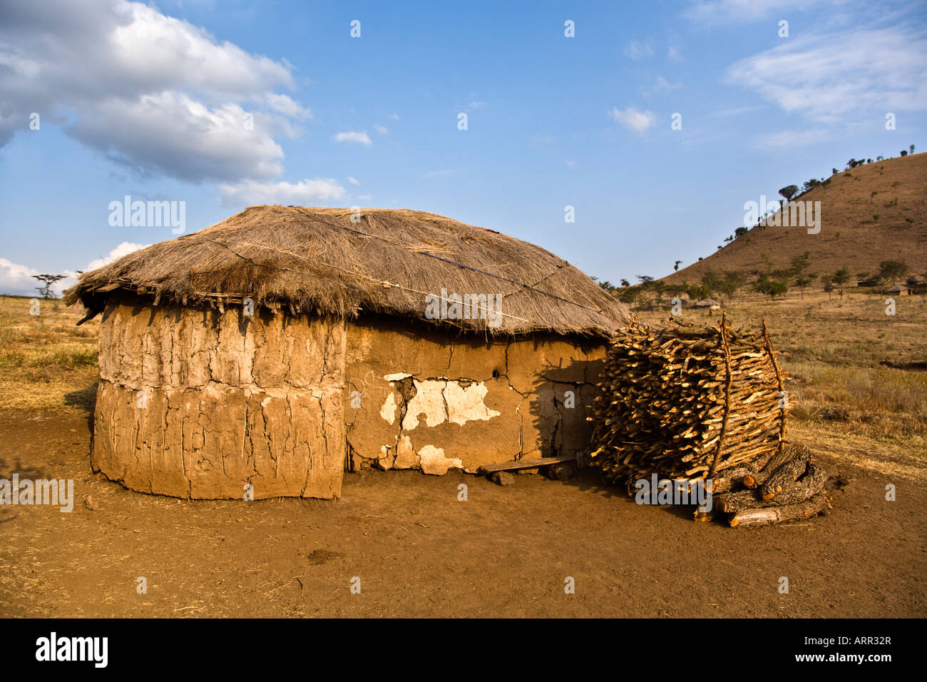 A traditional Maasai house in Northern Tanzania Stock Photo - Alamy