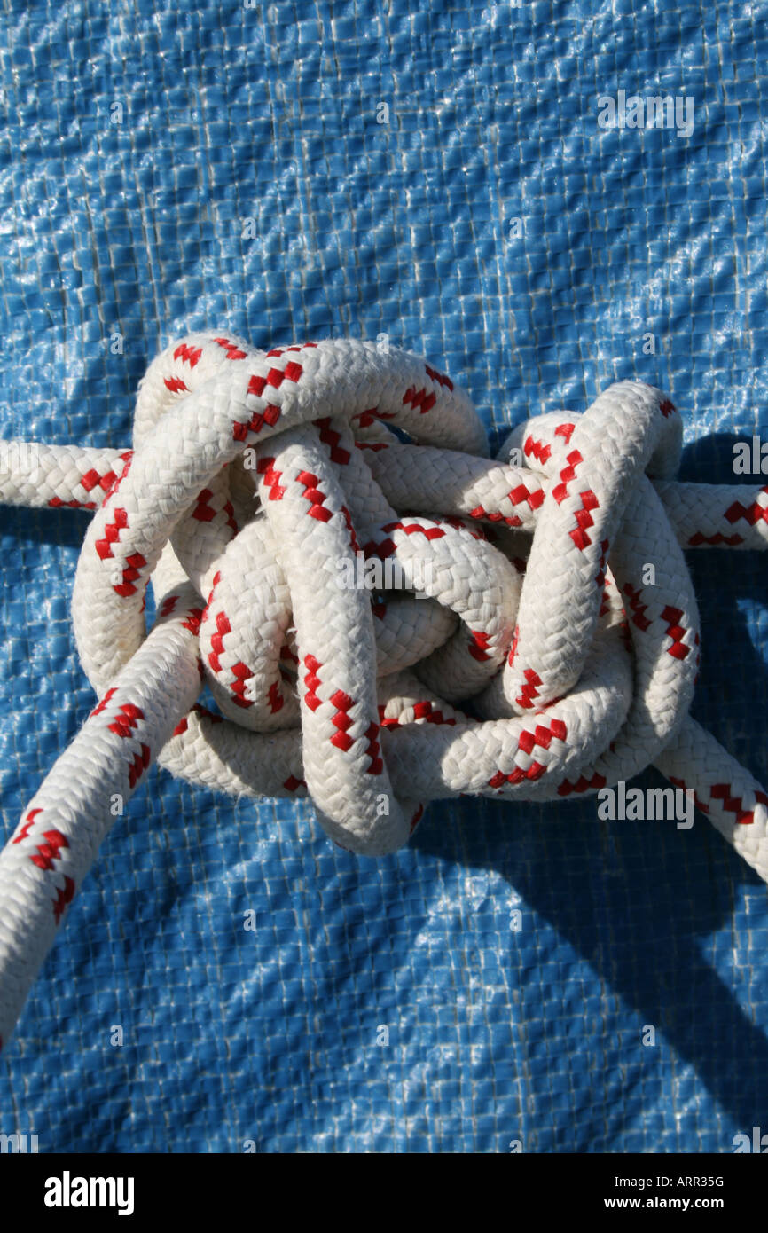 goods tied up on lorry Stock Photo - Alamy