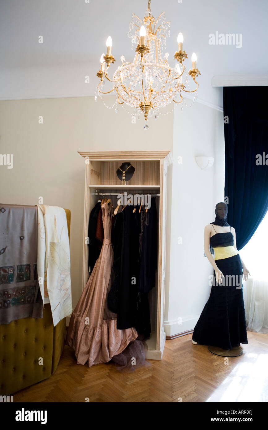 woman with black shroud in a dressing room Stock Photo - Alamy