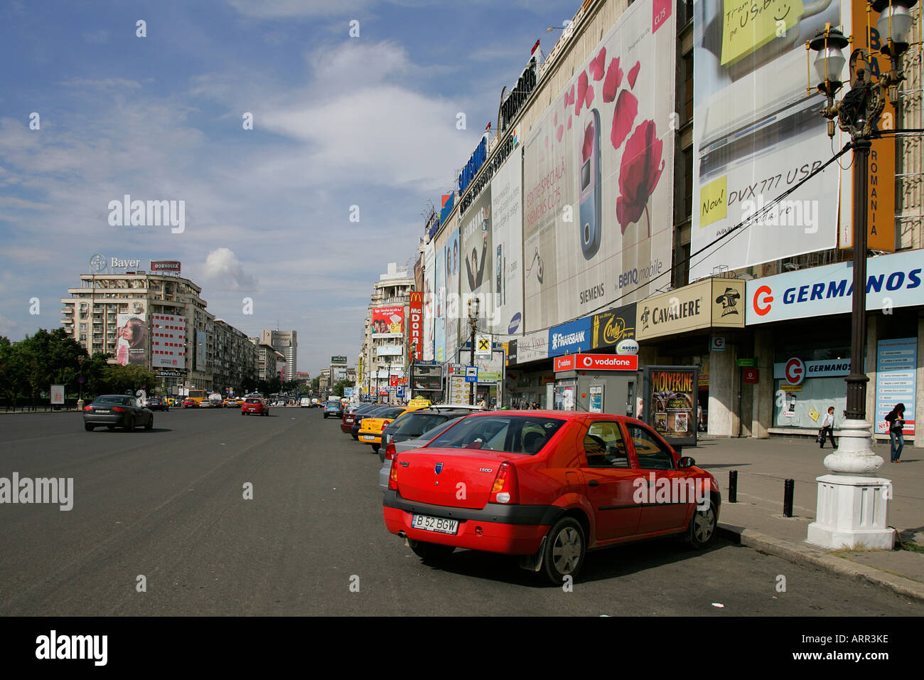 Bucharest Romania Romanie boulevard bulevardul unirii Nicolae Ceausescu ...