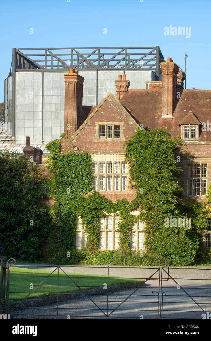 The Glyndebourne Opera House in East Sussex in the late afternoon ...