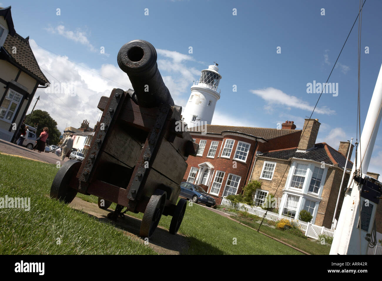 LIGHTHOUSE WITH CANON Stock Photo - Alamy
