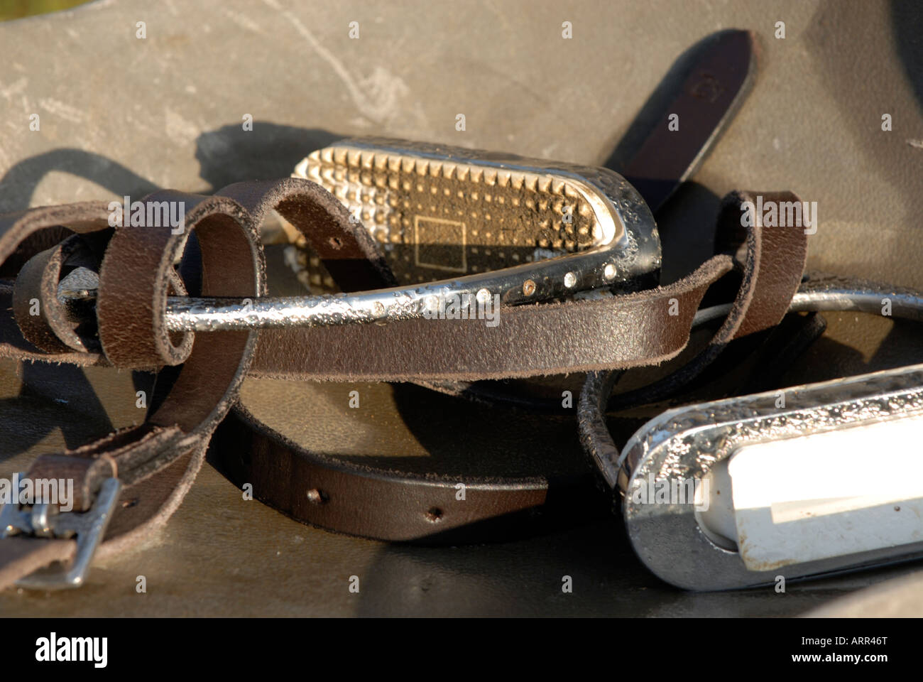 Leather buckets hi-res stock photography and images - Alamy