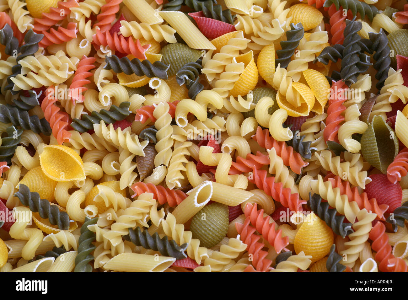 Mixture of pasta Stock Photo - Alamy