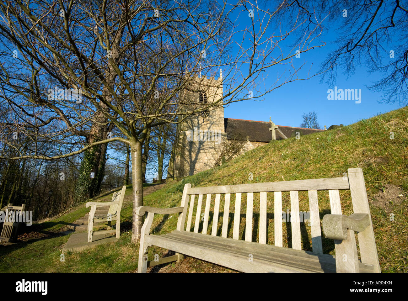 Church at Hooton Pagnell Yorkshire Stock Photo - Alamy