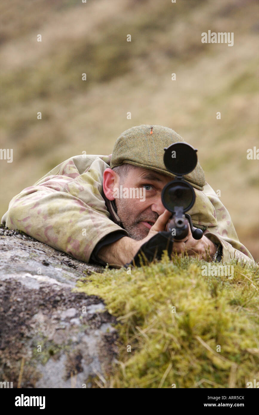 Red deer stalker hi-res stock photography and images - Alamy