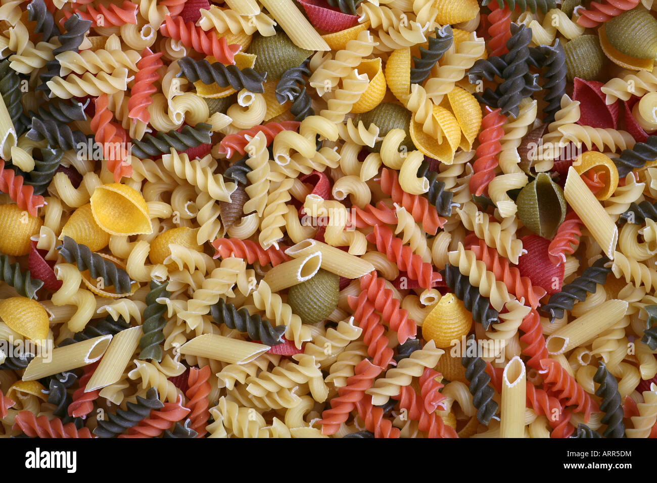 Mixture of pasta Stock Photo - Alamy