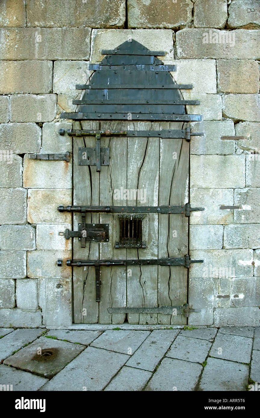 Very old castle door with rusty details Stock Photo - Alamy