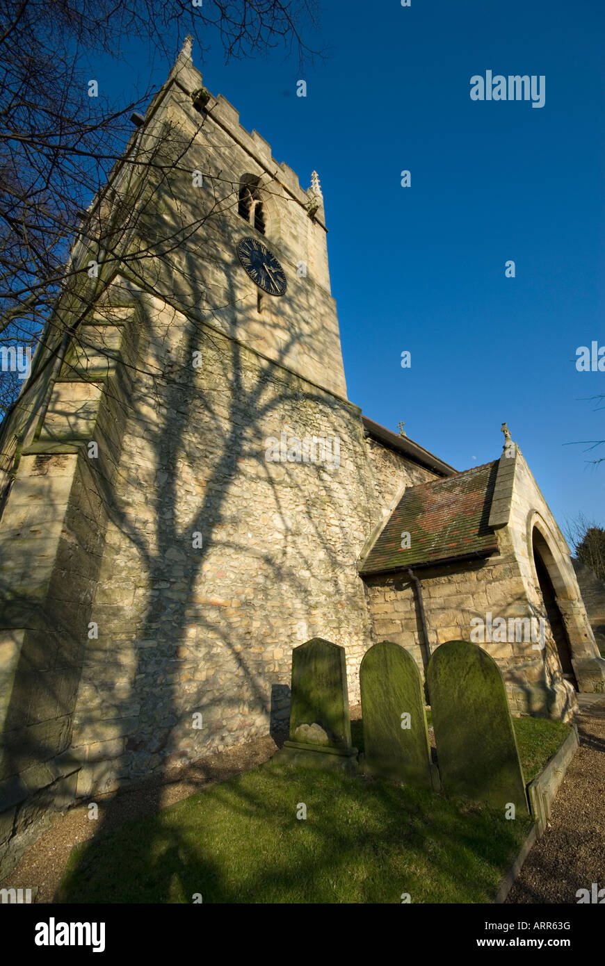 The Parish Church Hooton Pagnell Yorkshire Stock Photo - Alamy
