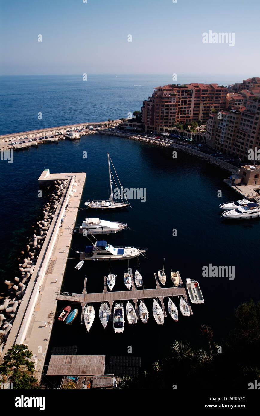 View of Monaco harbour Stock Photo - Alamy