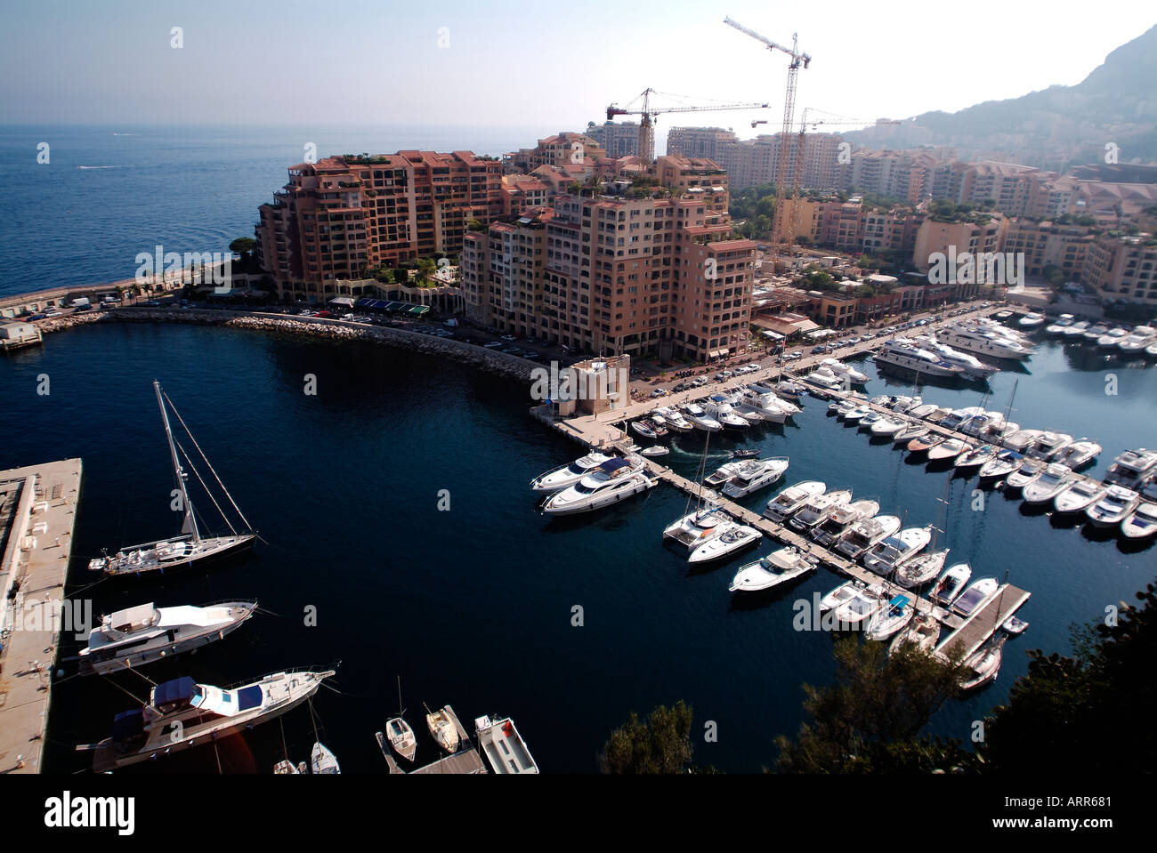 View of Monaco harbour Stock Photo - Alamy